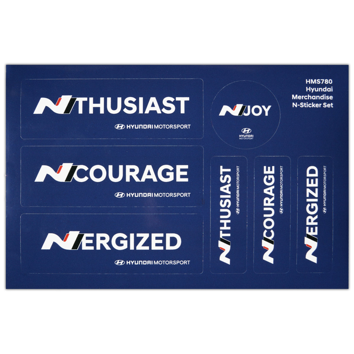 N-Sticker Set – Hyundai Motorsport Webshop